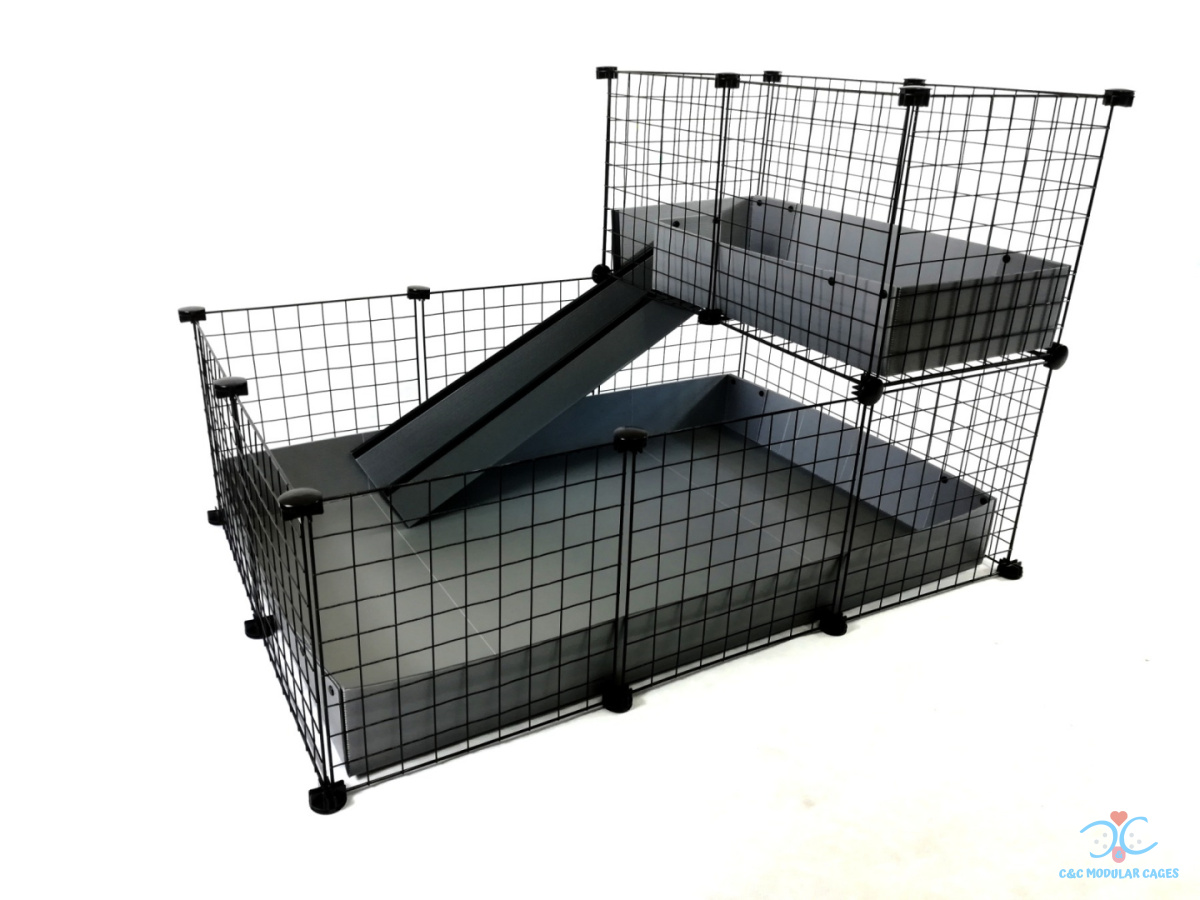 C&C Cage 3x2 + Loft 2x1 + Ramp > candcmodularcages.eu